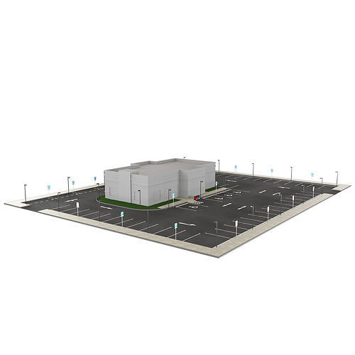 Car Parking 3D model | CGTrader