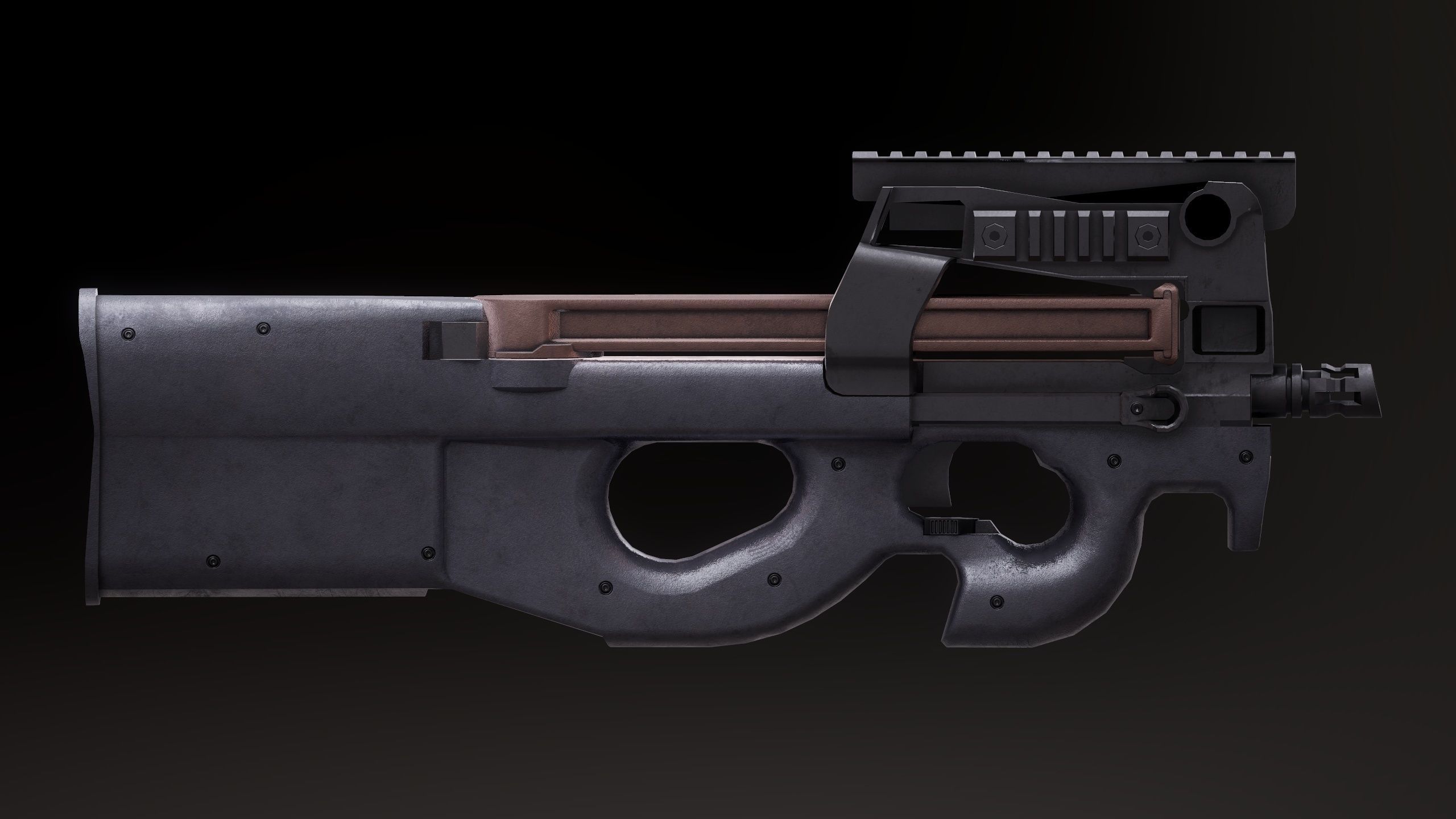 3D model FN P90 Rigged PBR VR / AR / low-poly | CGTrader