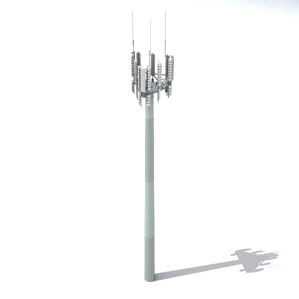 Cell Phone Tower 3D model | CGTrader