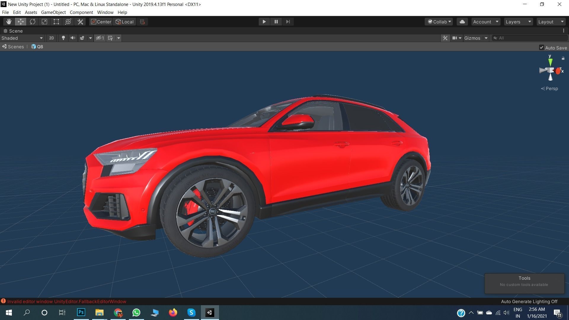 3D model Audi Q8 2020 Unity Ready VR / AR / low-poly | CGTrader