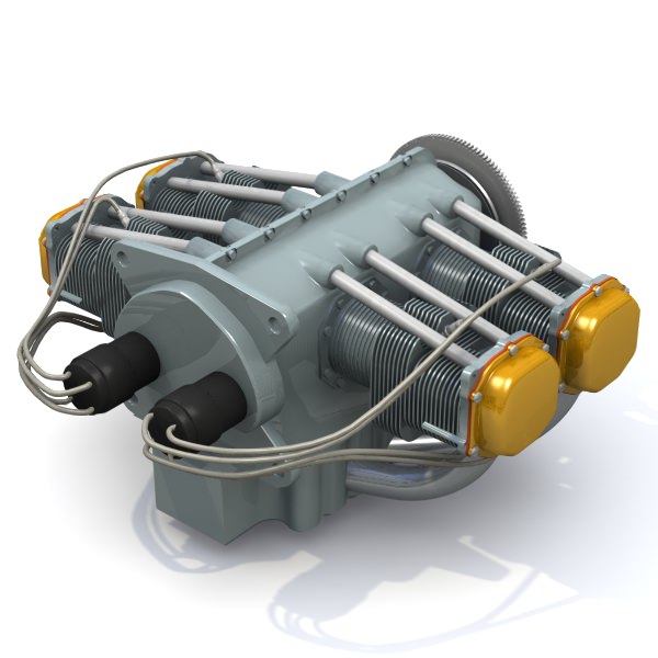 Aircraft Engine 3D model | CGTrader