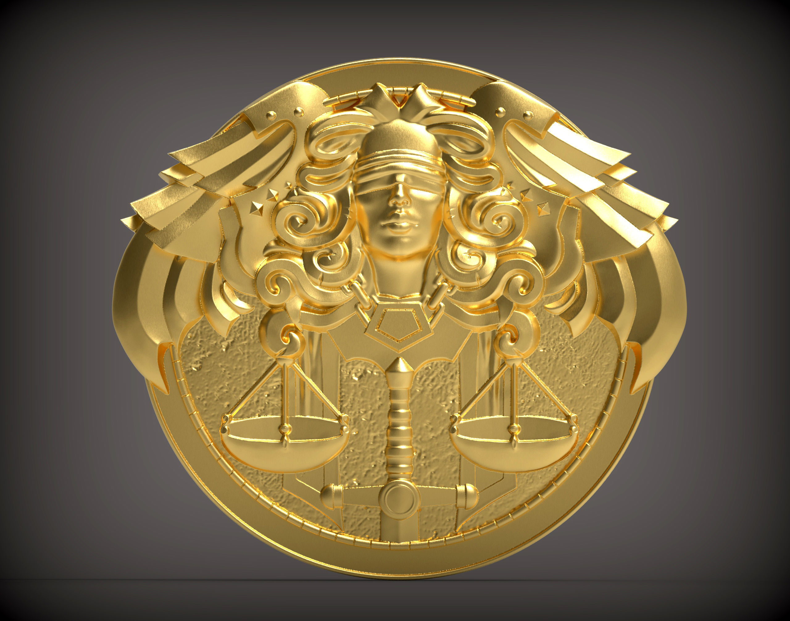Themis goddess of justice bas-relief for 3d print 3D model 3D printable ...