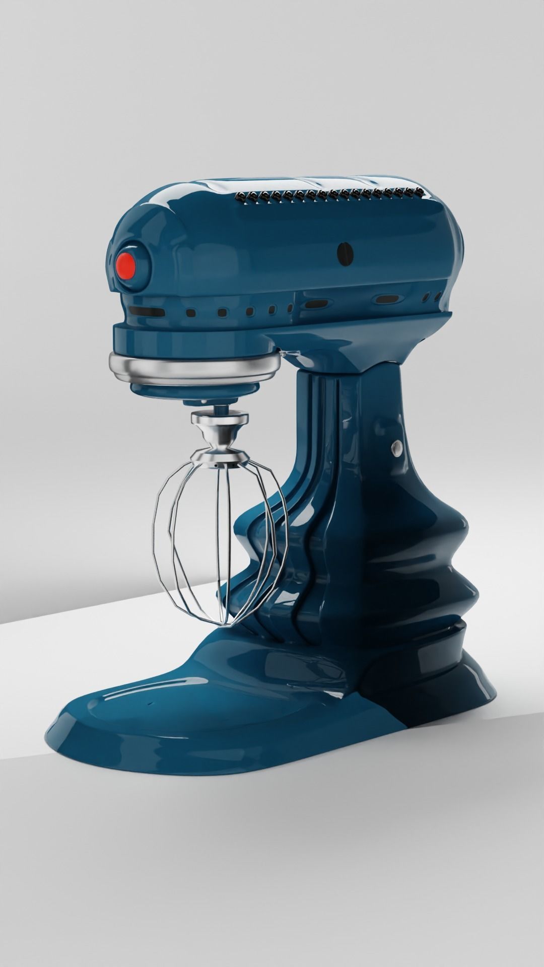 Futuristic mixer robot for interior kitchen Gun Shaped baking 3D model ...