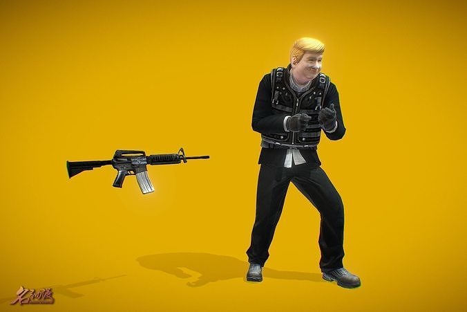 3D model Battle Royale Robber VR / AR / low-poly | CGTrader