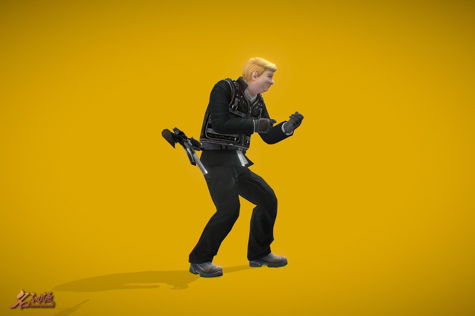 3D model Battle Royale Robber VR / AR / low-poly | CGTrader