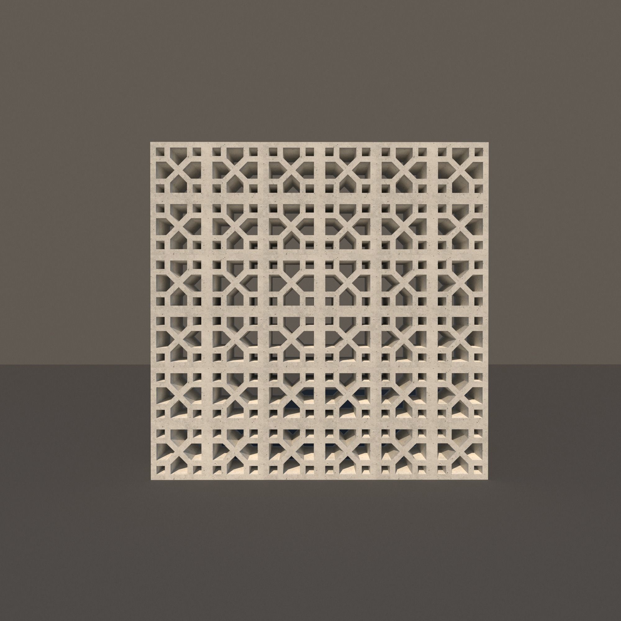 Concrete Lattice 05 3D model | CGTrader