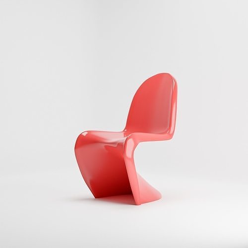 Verner Panton- Stacking Chair 3D model | CGTrader