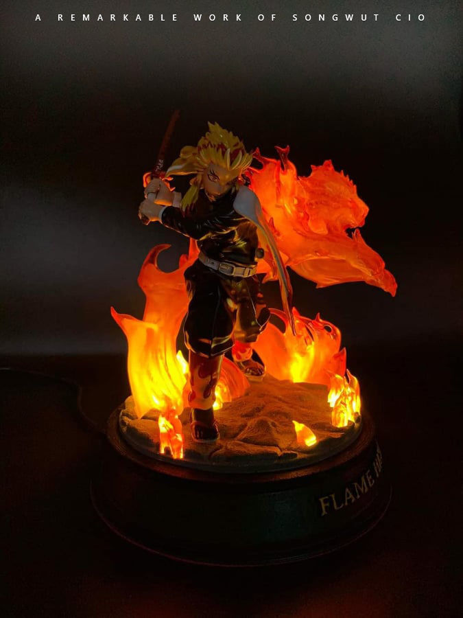 Demon Slayer - Kyojuro Rengoku 3D model 3D printable | CGTrader