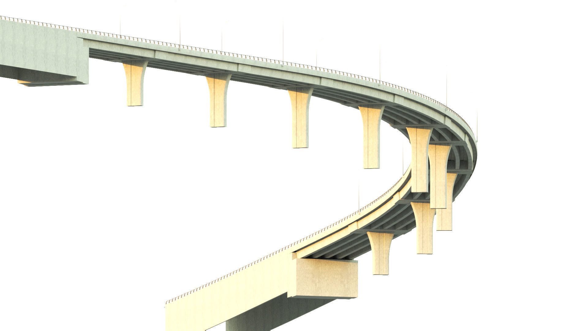 Full detailed Bridge model free 3D model | CGTrader
