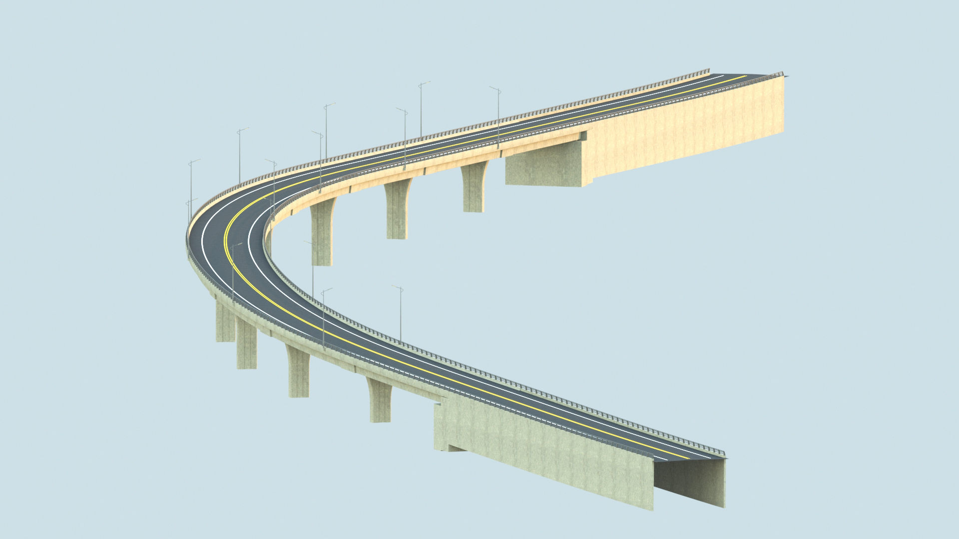 Full detailed Bridge model free 3D model | CGTrader