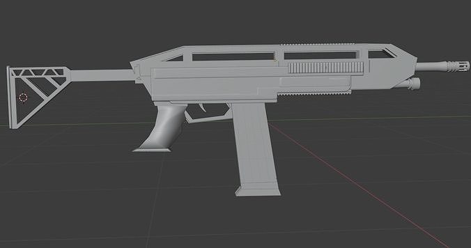 heavy machine gun free 3D model 3D printable | CGTrader
