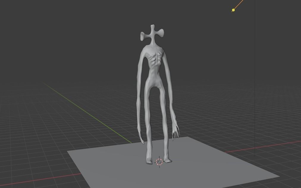 siren head 3d model 3D model | CGTrader