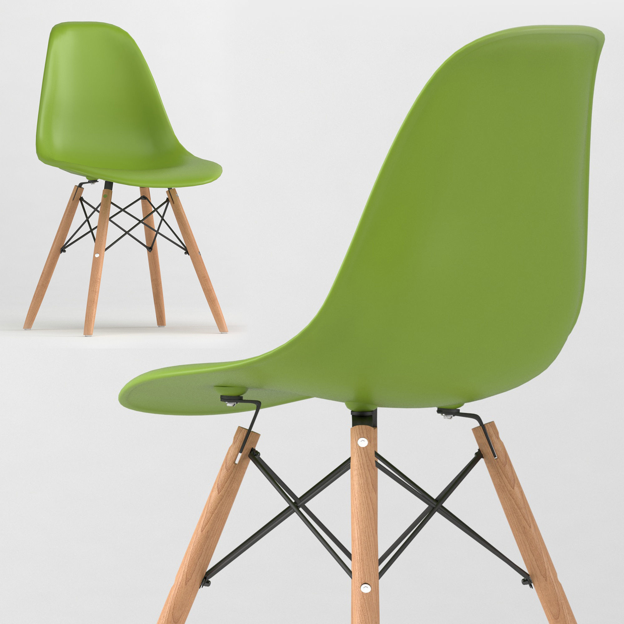 Eams chair 3D model | CGTrader