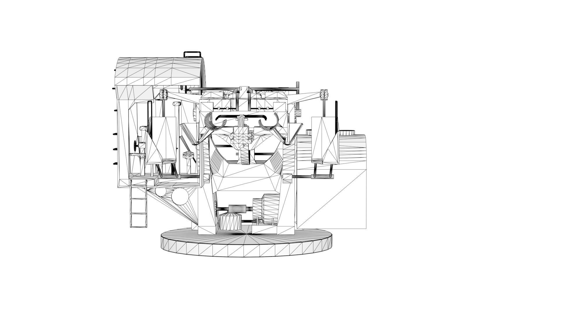 127mm 40 Type 89 Japanese Naval Gun 3D model | CGTrader