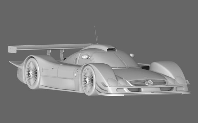 3D model Mercedes Benz CLR99 CLK GT VR / AR / low-poly | CGTrader