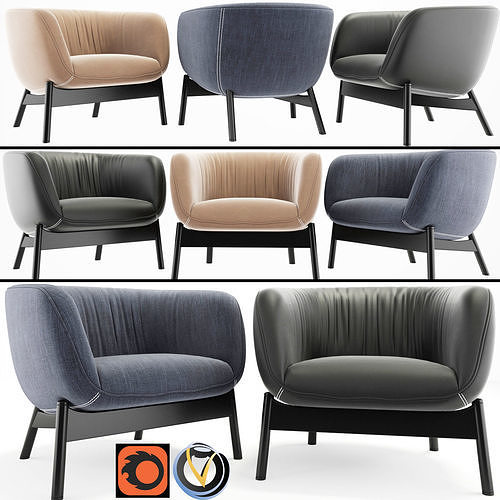 Vista Armchair 3D model | CGTrader