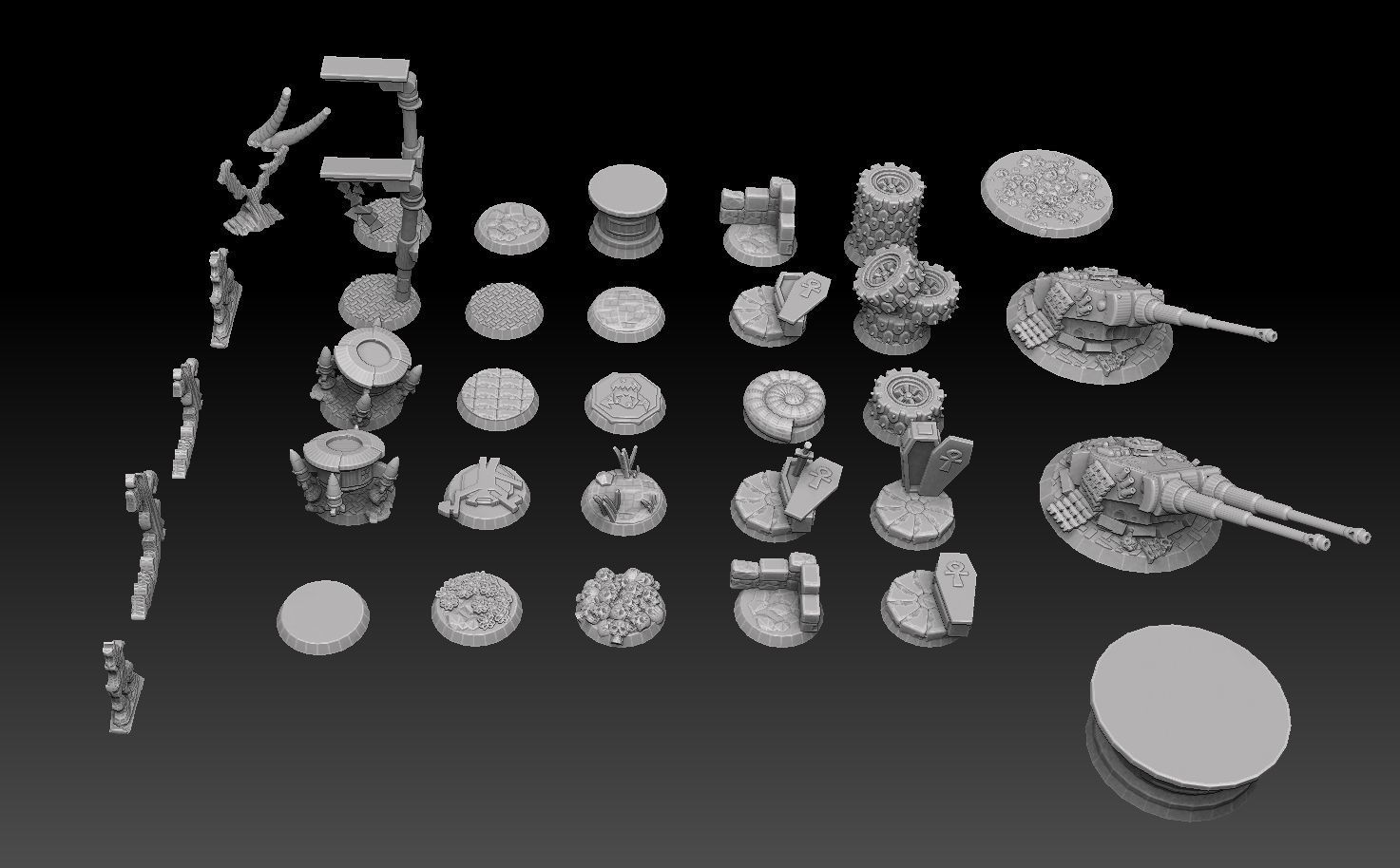 Round Base Megapack 3D model 3D printable | CGTrader