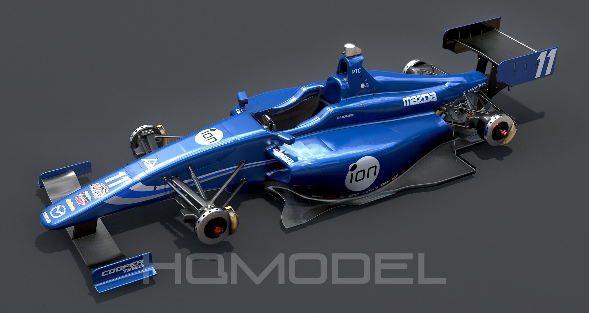 3D model Dallara Indy Lights 2015 PBR VR / AR / low-poly | CGTrader