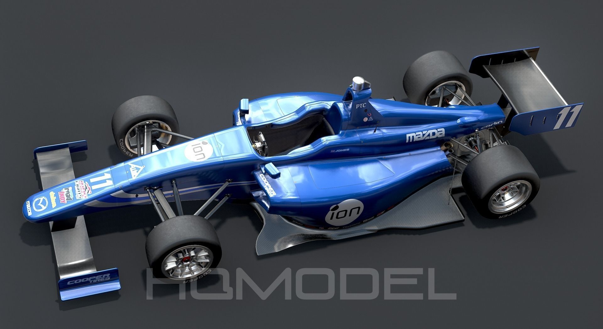3D model Dallara Indy Lights 2015 PBR VR / AR / low-poly | CGTrader