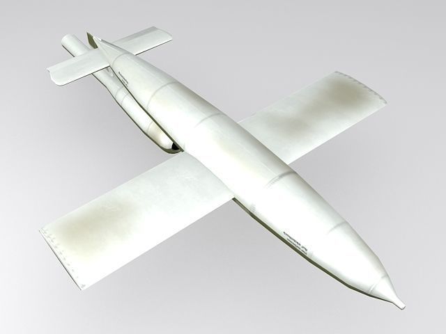 3D model V1 Flying bomb VR / AR / low-poly | CGTrader
