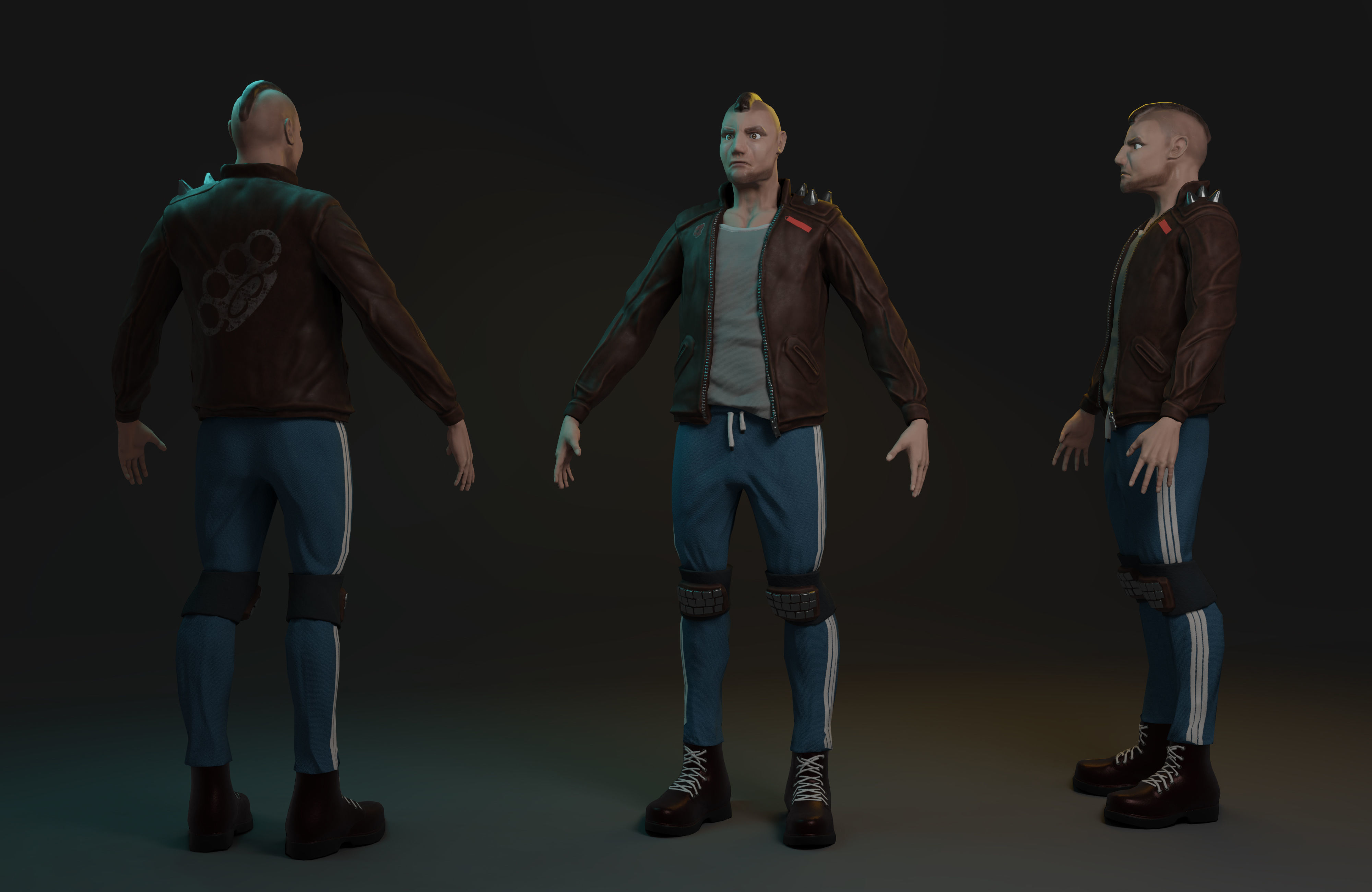 Body criminal man 3d model free VR / AR / low-poly 3D model | CGTrader