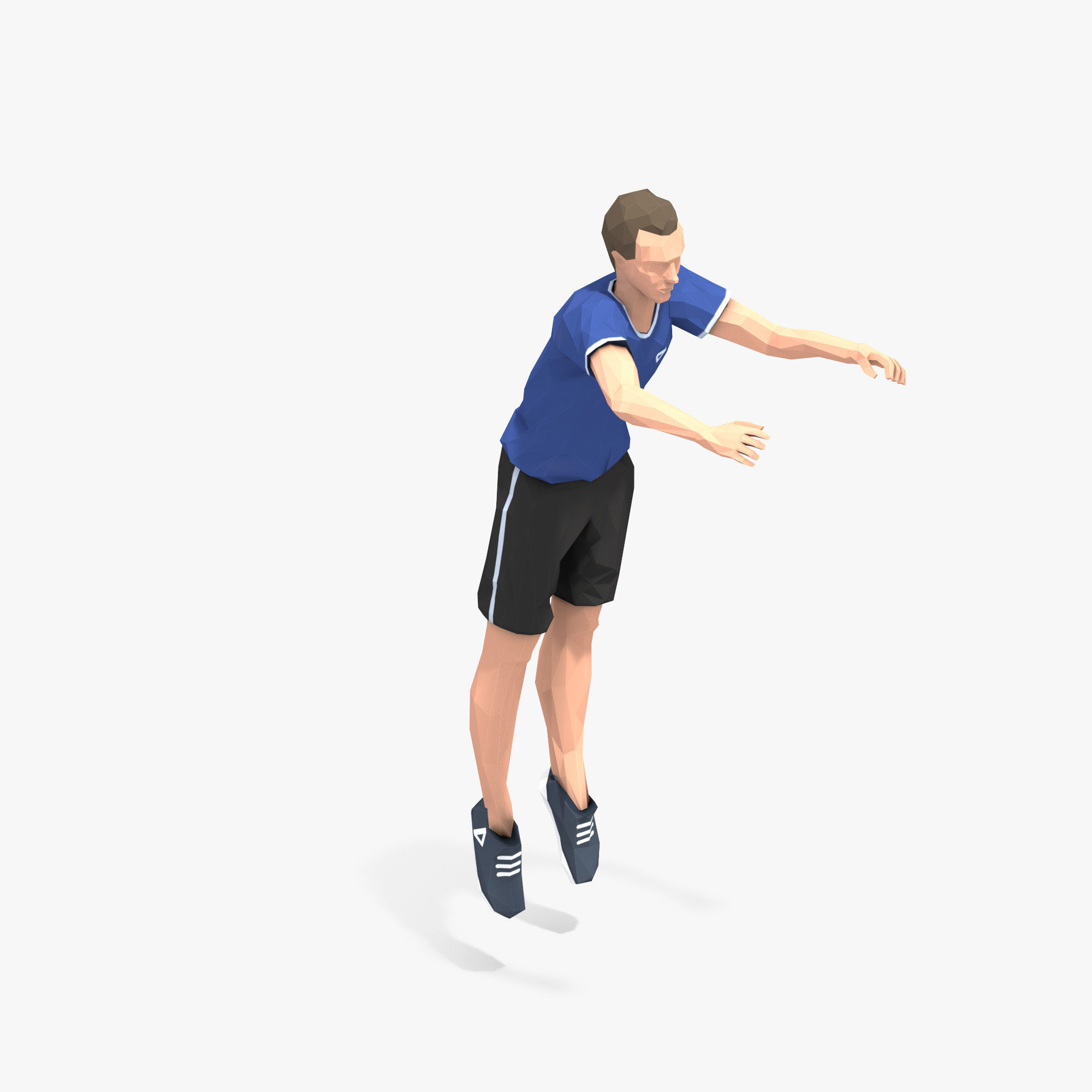 3D model 30 Exercise Animations Bundle VOL 2 VR / AR / low-poly rigged ...