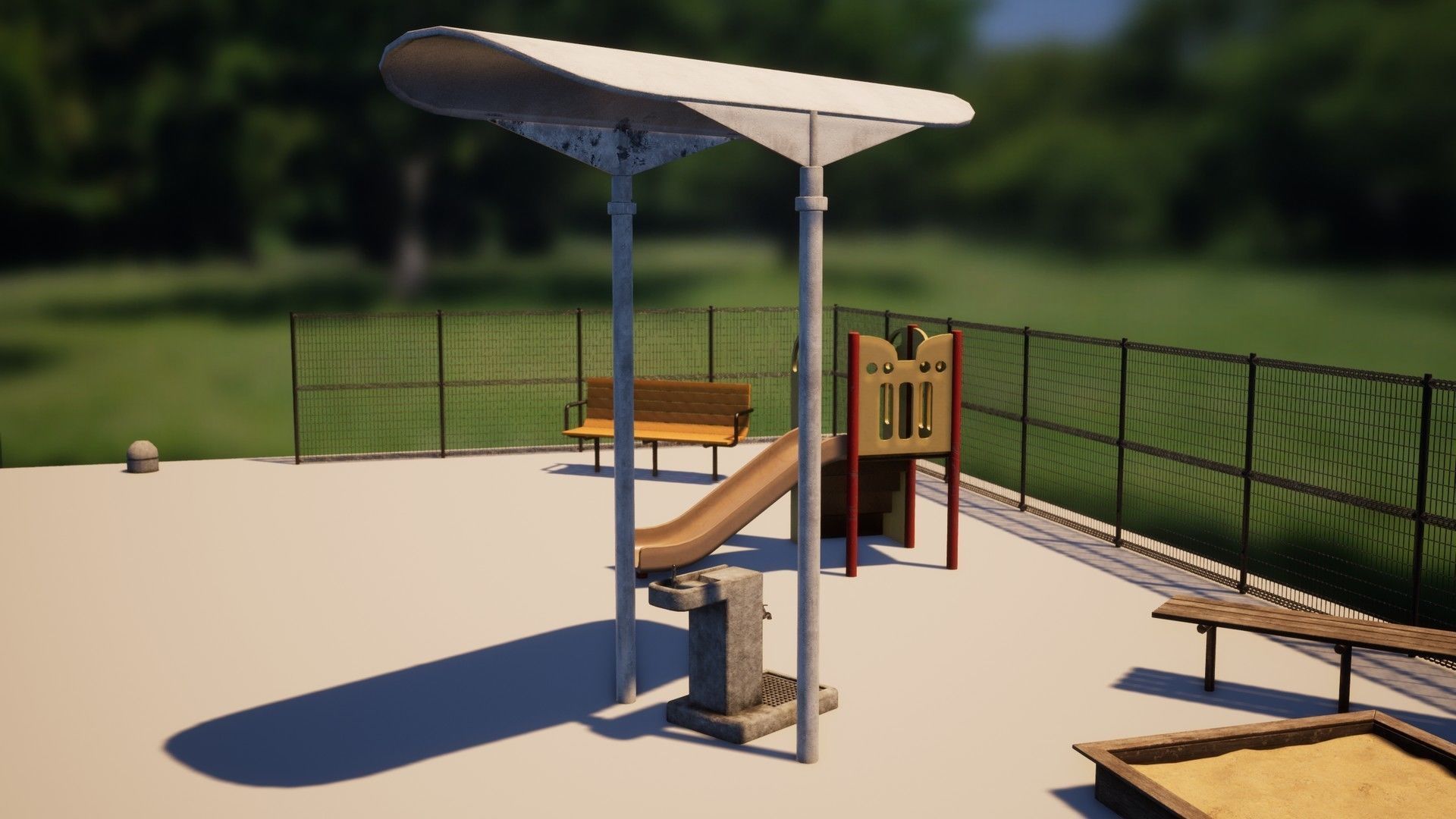 3D model Japanese Playground Pack VR / AR / low-poly | CGTrader