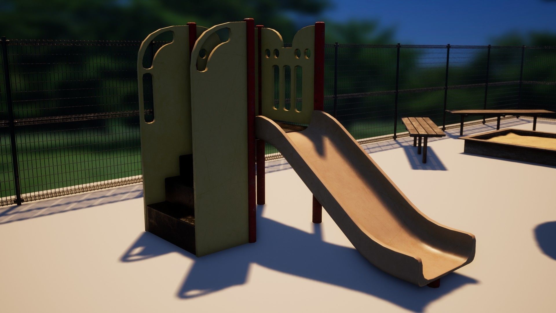 3D model Japanese Playground Pack VR / AR / low-poly | CGTrader