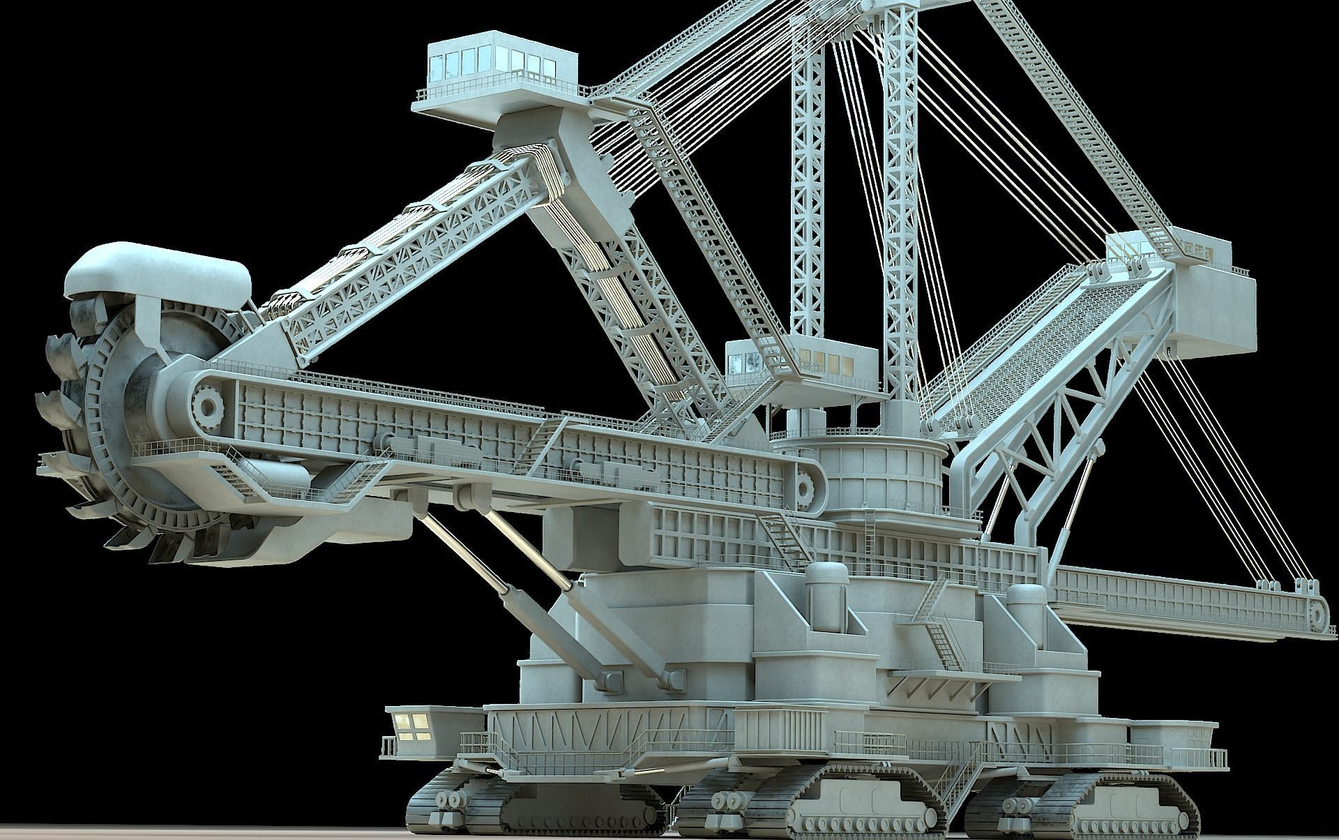 heavy duty miner 3D model | CGTrader