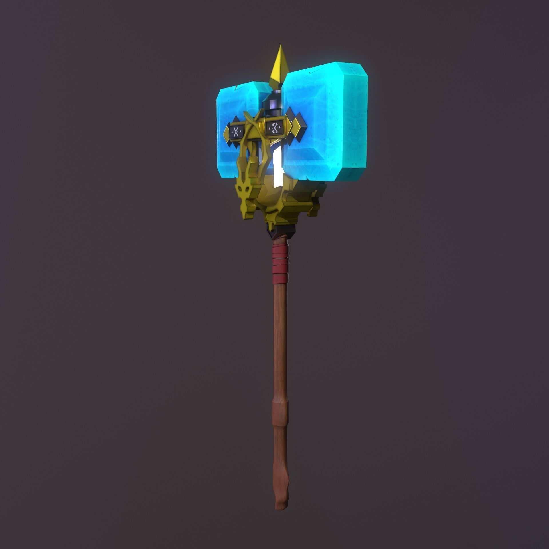 Stylized War Axe Gameready 3D model | CGTrader