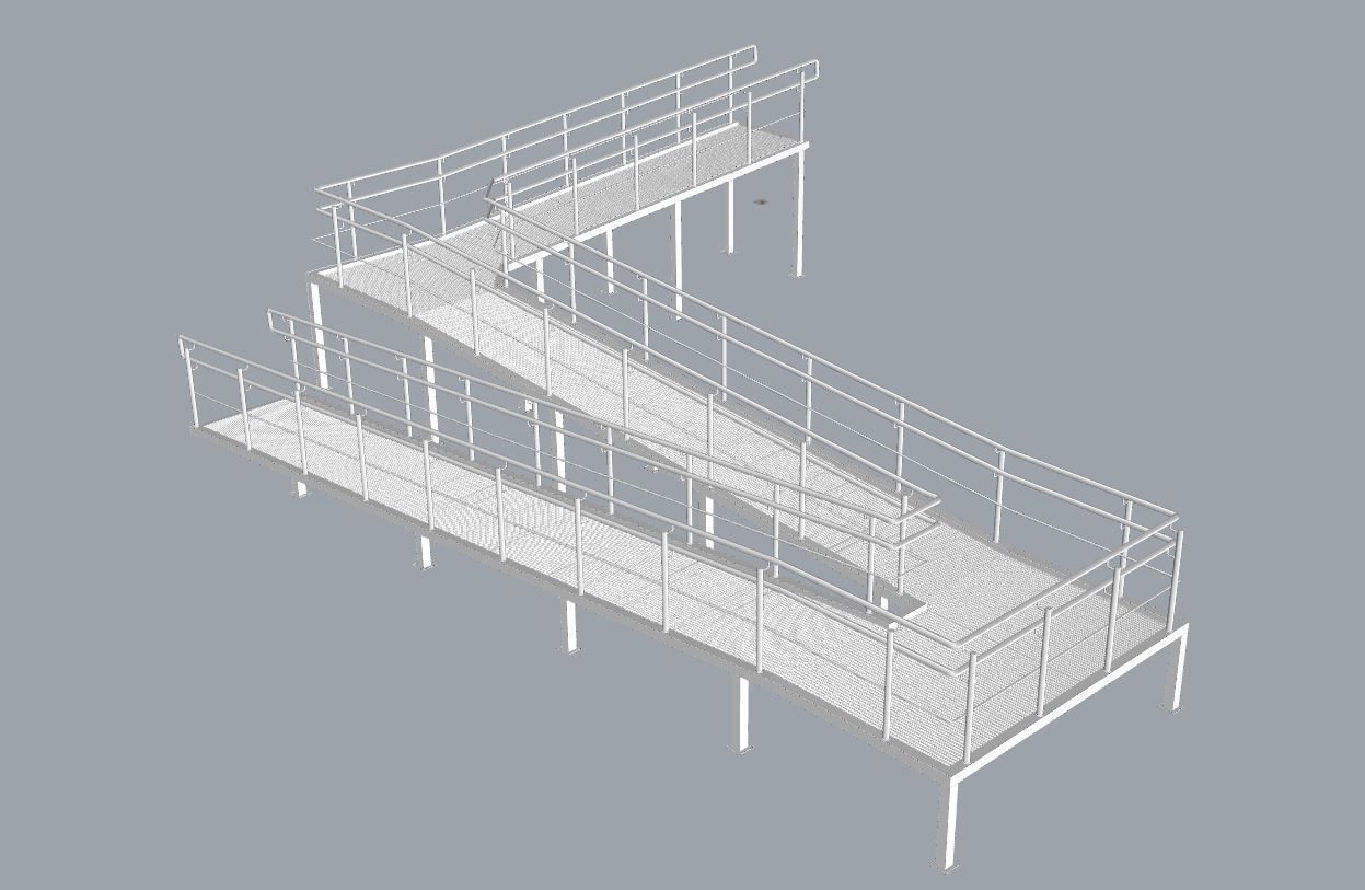 Set of 11 different size ramps 3D model | CGTrader