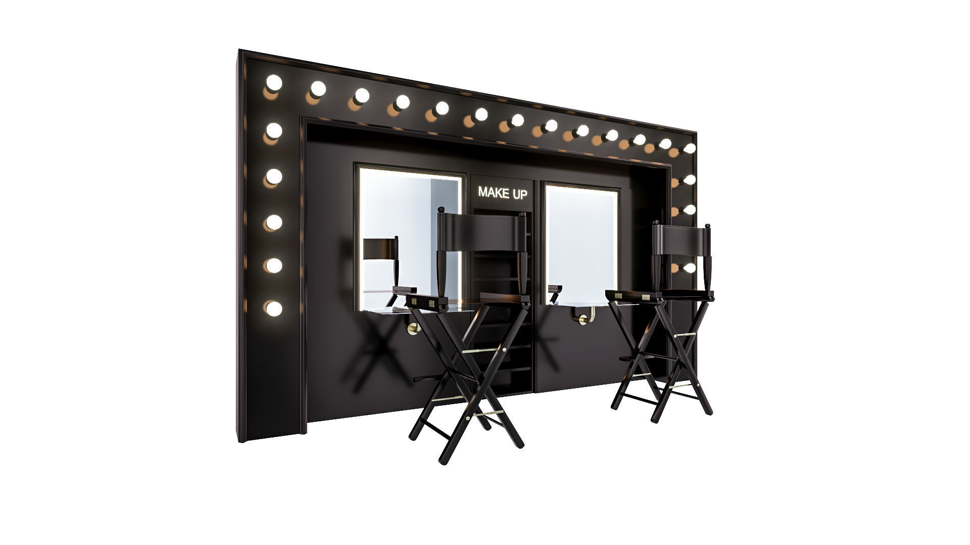 make up desk 1 3D model | CGTrader