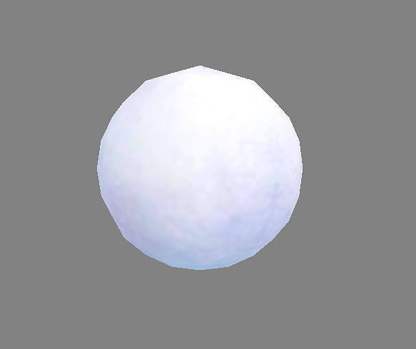 3D model Cartoon snowball VR / AR / low-poly | CGTrader