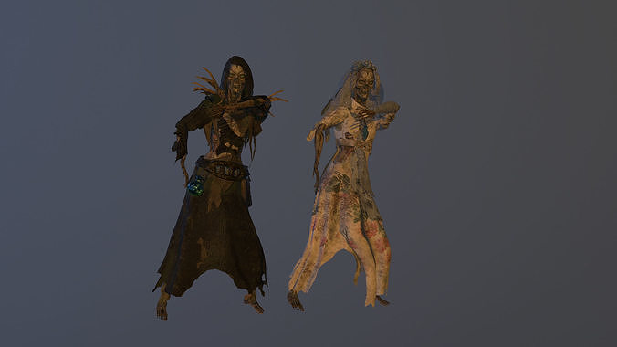 3D model Monster Undead Lich VR / AR / low-poly rigged animated | CGTrader