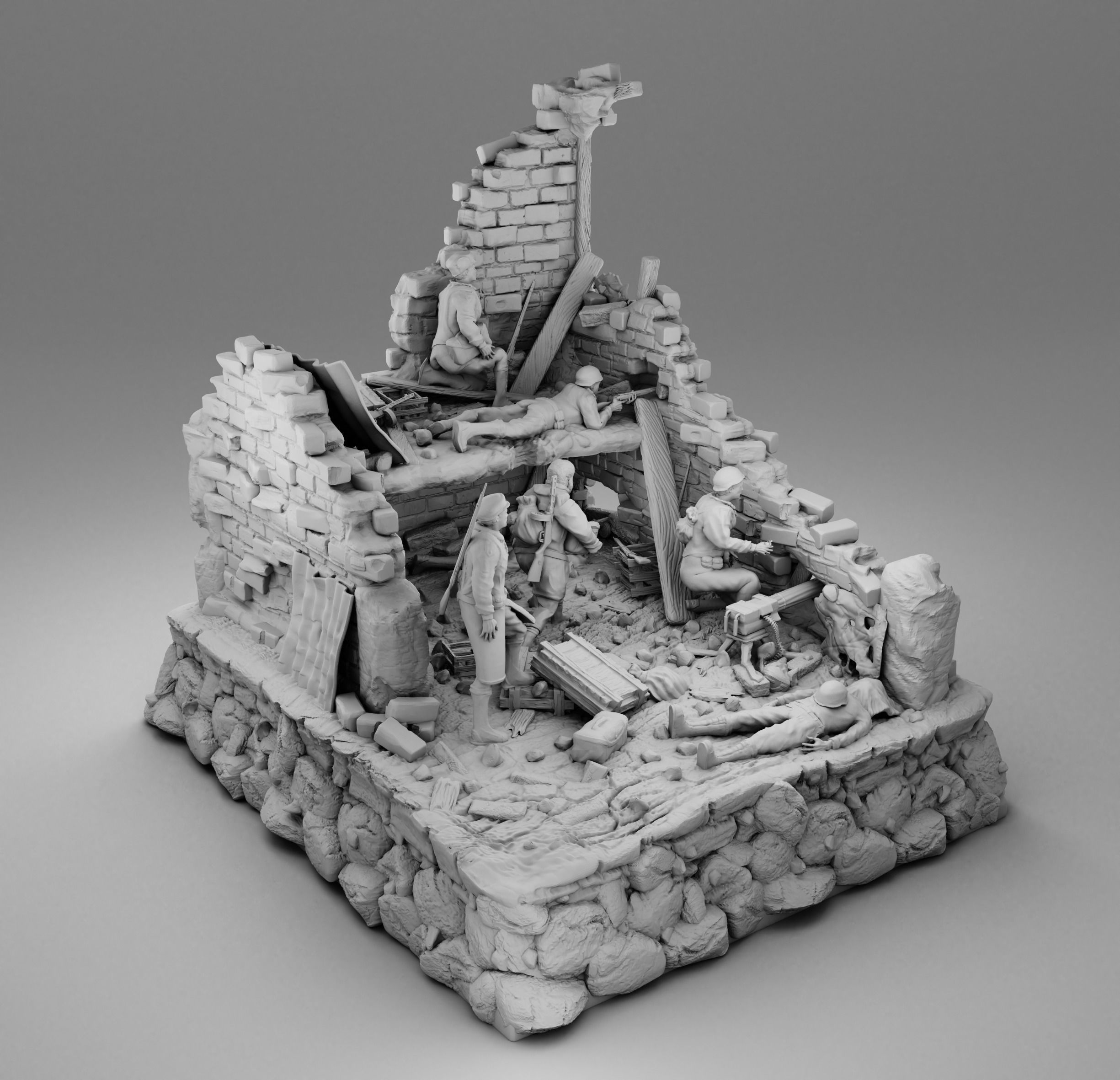 First world war 3D model 3D printable | CGTrader