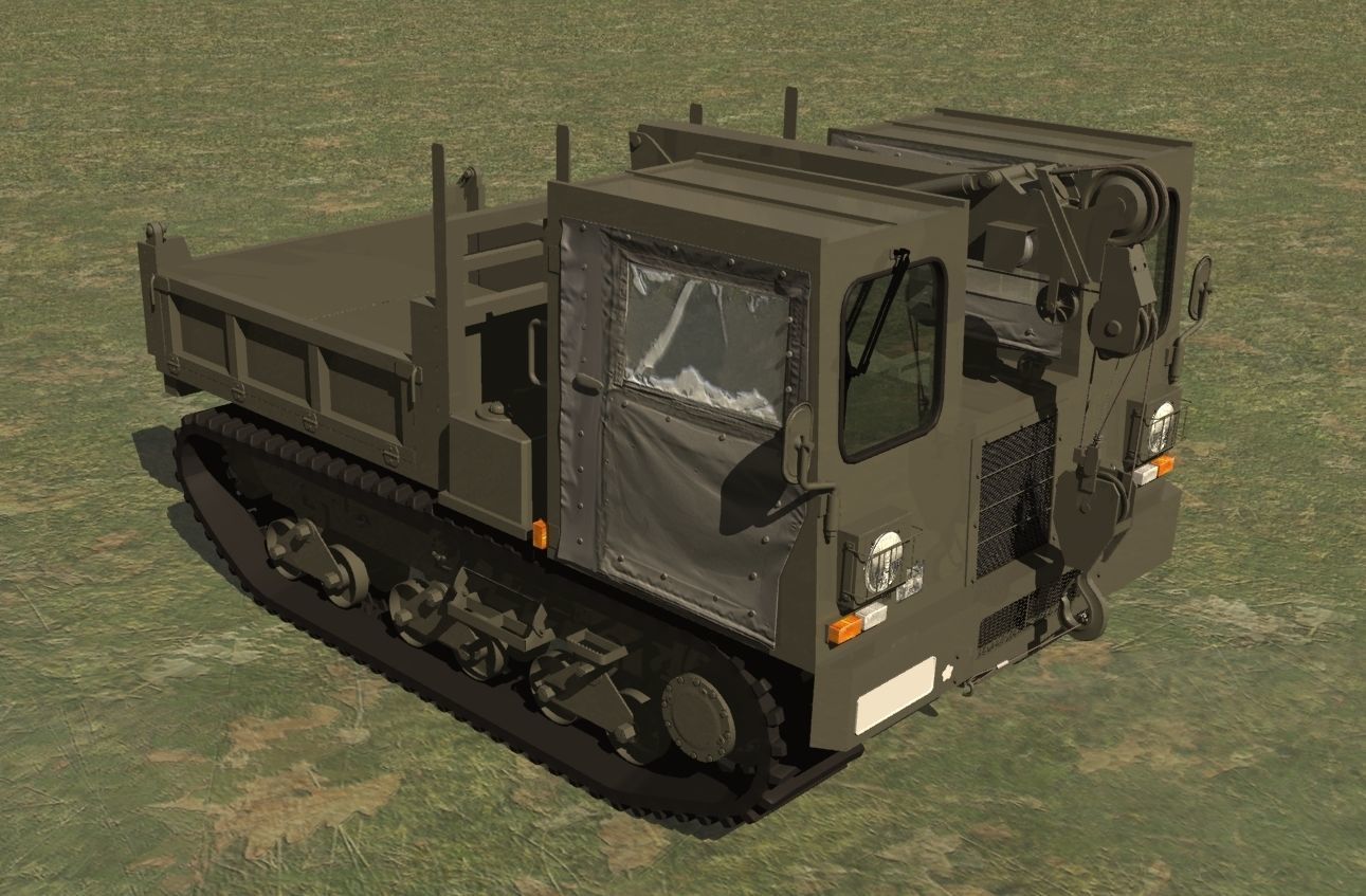 JGSDF Material carrier 2set 3D model | CGTrader