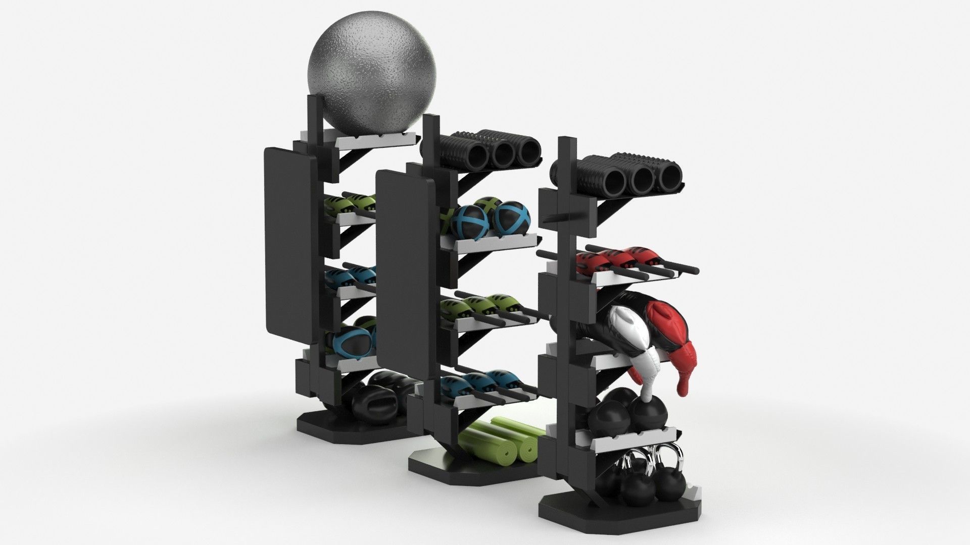 Gym ESCAPE RACK 3D model | CGTrader