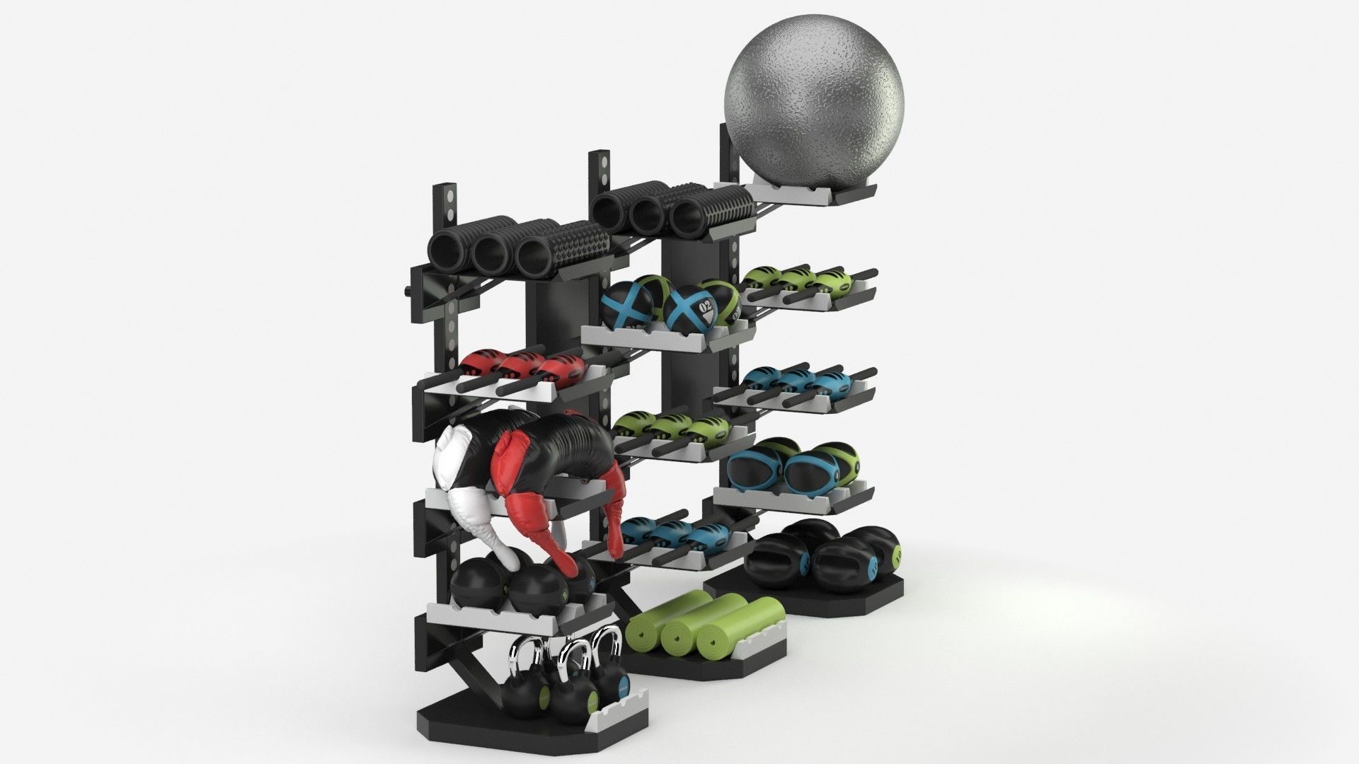 Gym ESCAPE RACK 3D model | CGTrader