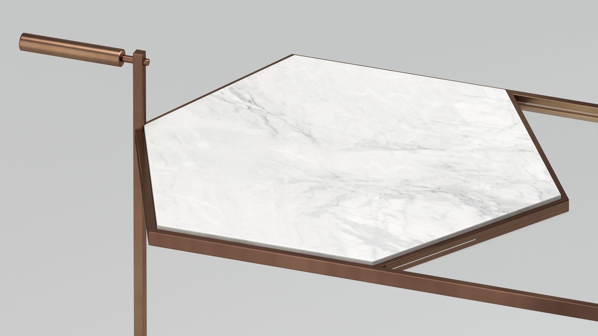 Man of Parts Gin Lane Bar Cart 3D model | CGTrader