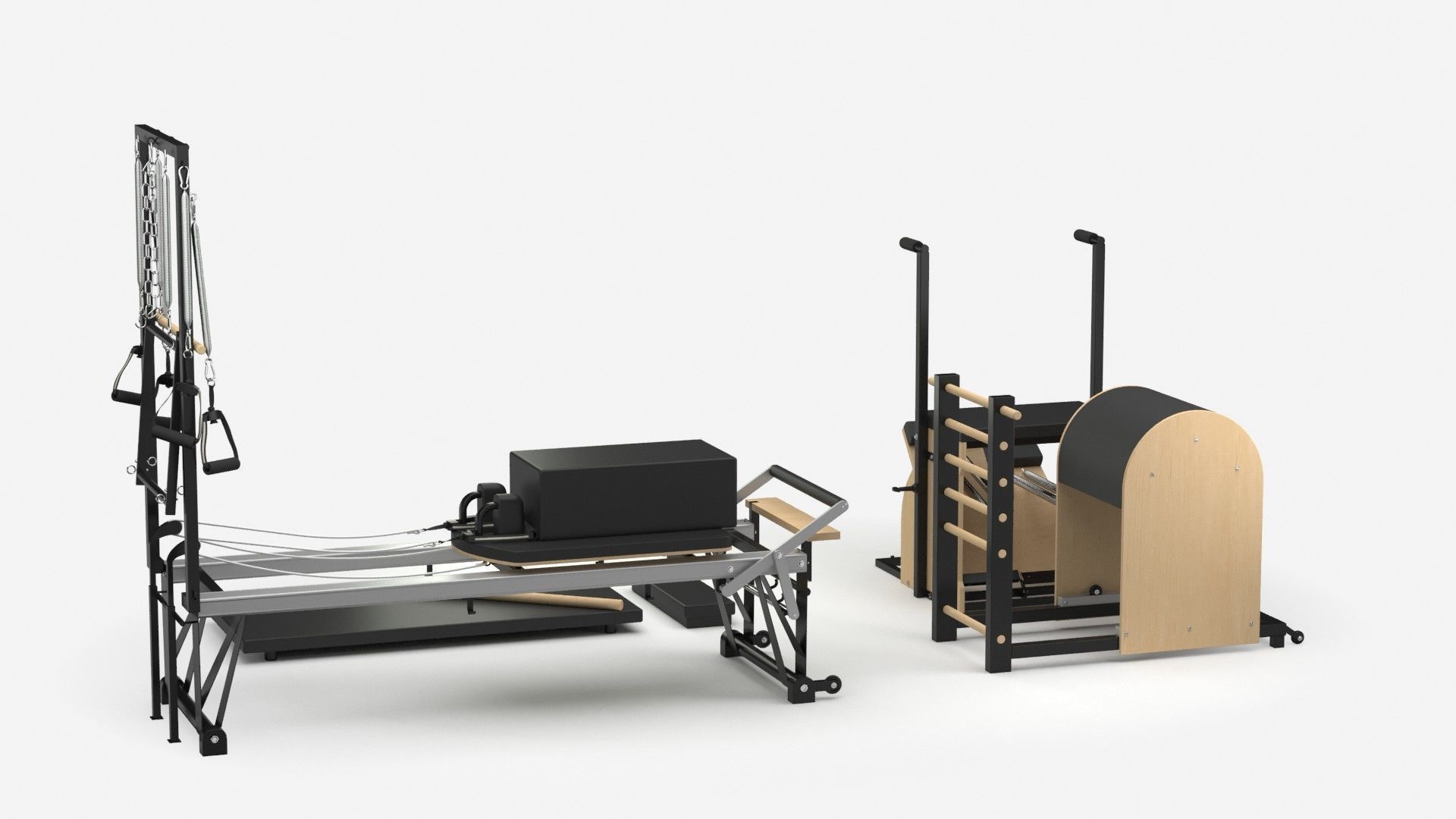 MERRITHEW PILATES EQUIPMENT 3D model | CGTrader