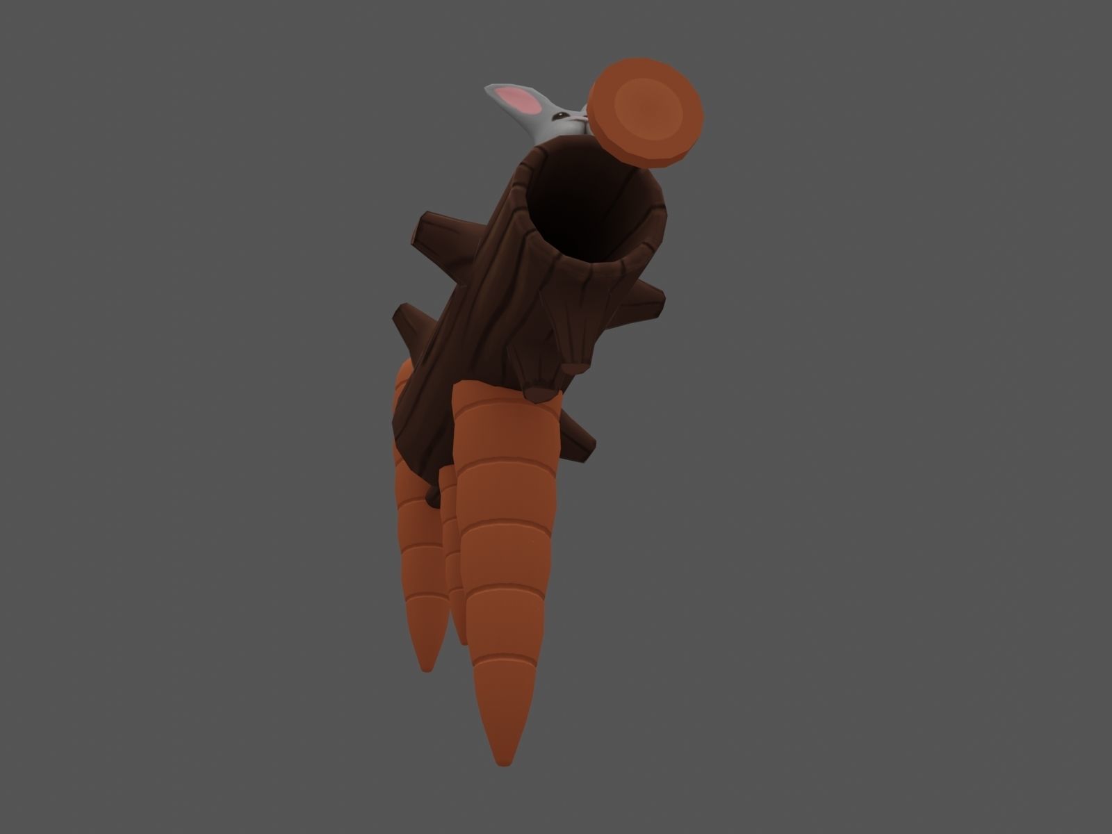 3D model Bunny Shooter Handpaint VR / AR / low-poly | CGTrader