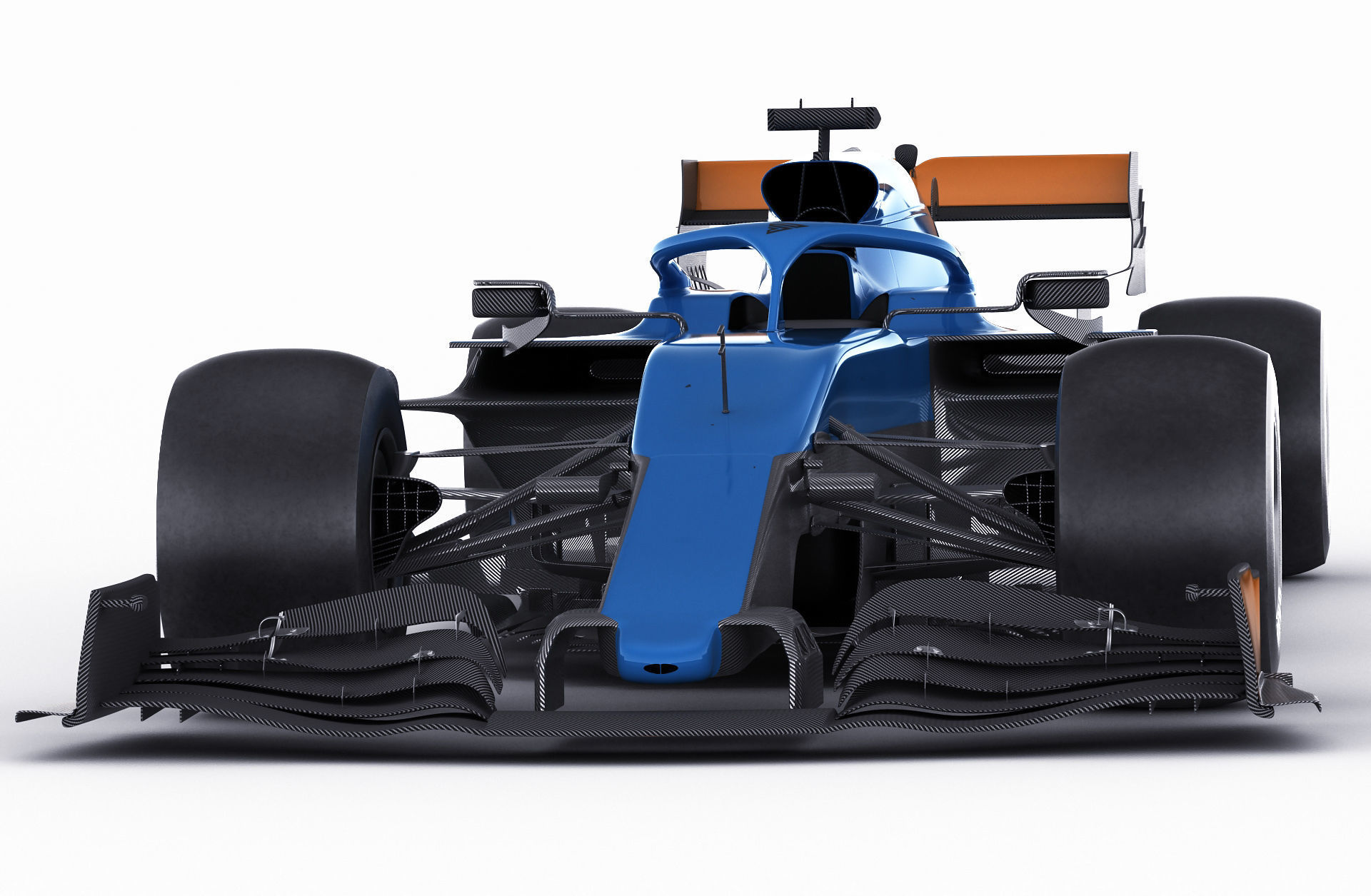 Generic F1 racing car 3D model | CGTrader