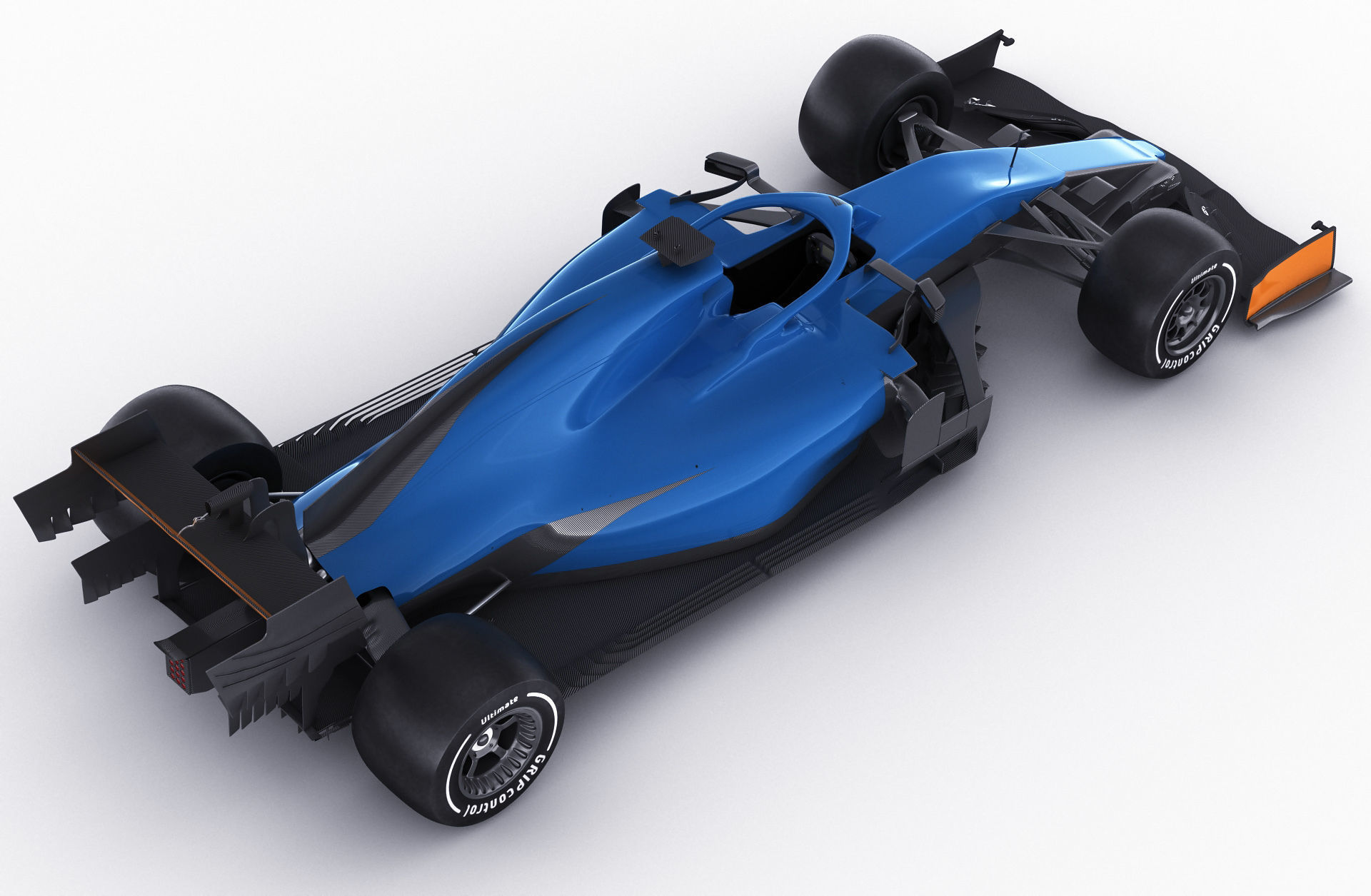 Generic F1 racing car 3D model | CGTrader