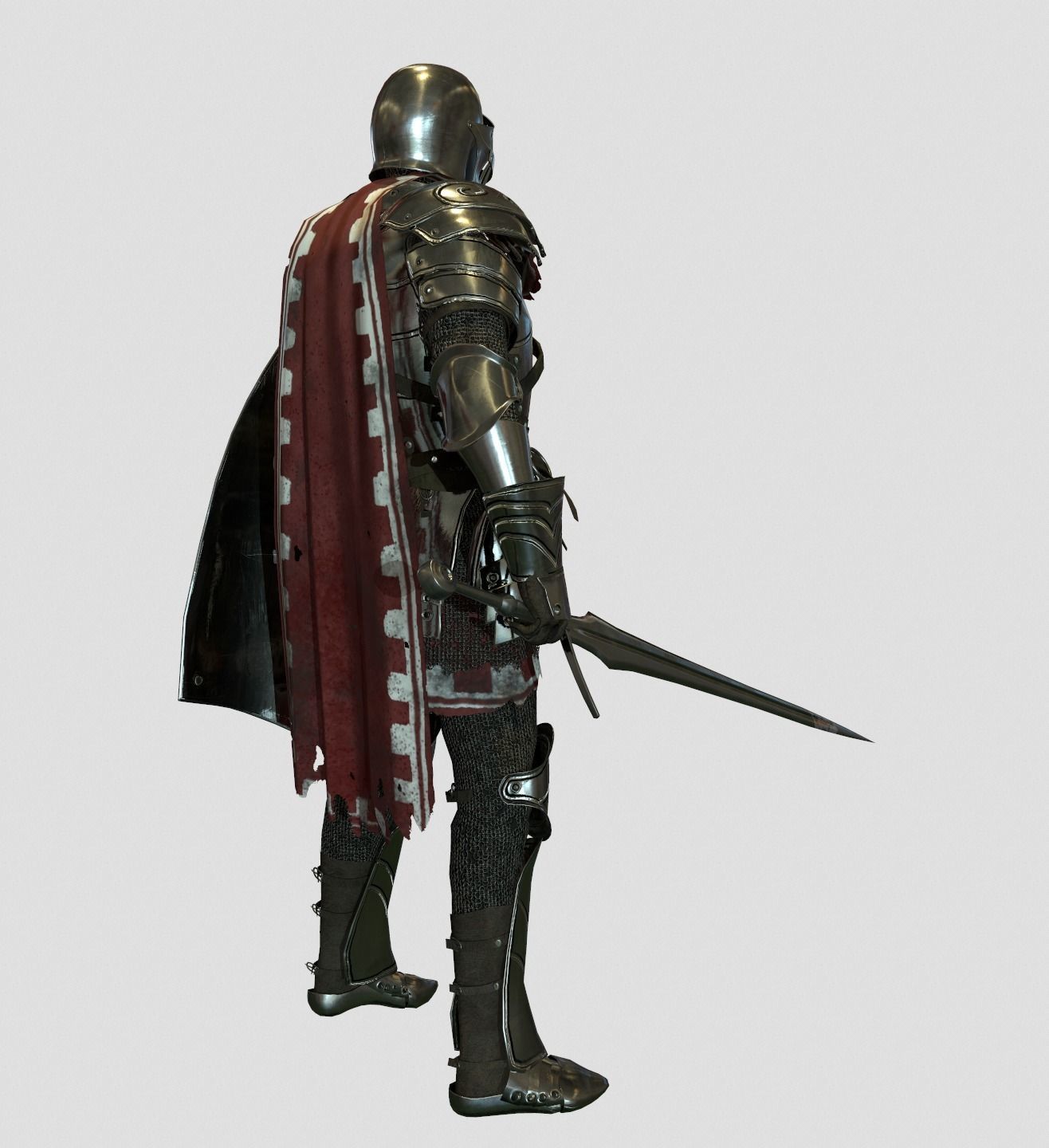 Knight 3D model animated rigged | CGTrader