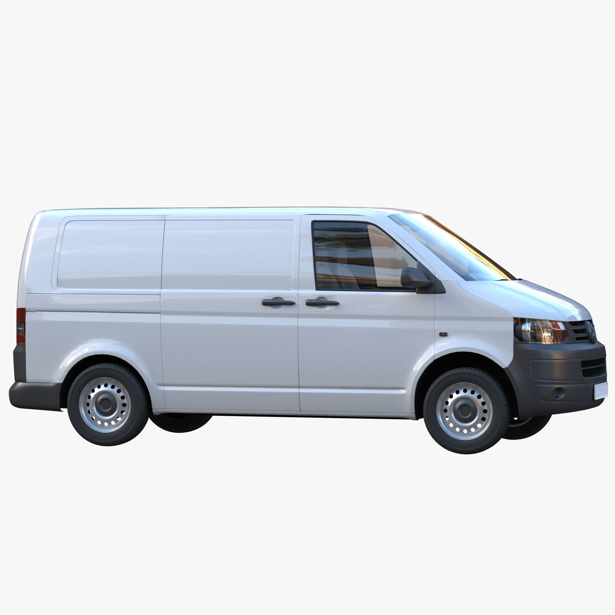 VW Transporter T5 cargo van 3D model | CGTrader