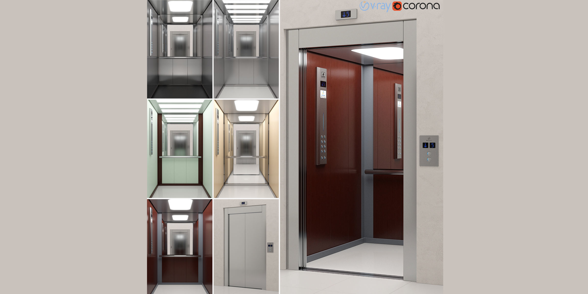 Kleemann Modern Life Elevator 3D model | CGTrader
