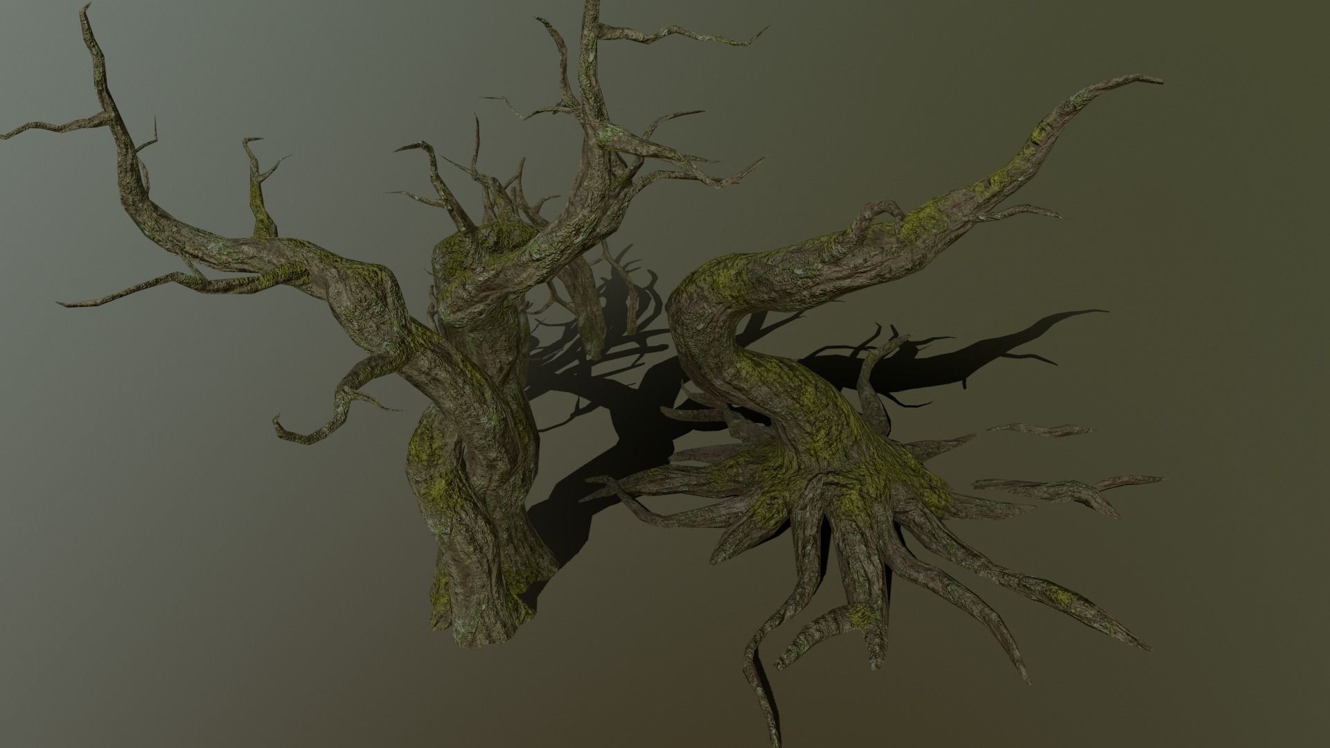 3D model Twisted Trees VR / AR / low-poly | CGTrader