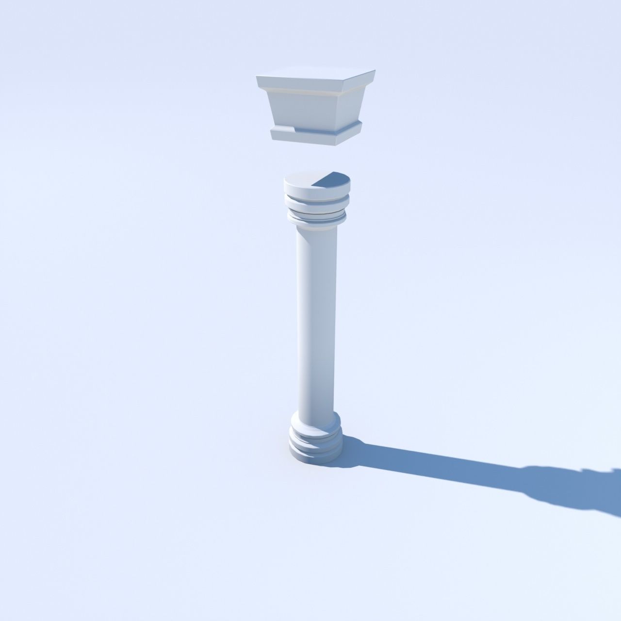 Pillar Basic free VR / AR / low-poly 3D model | CGTrader