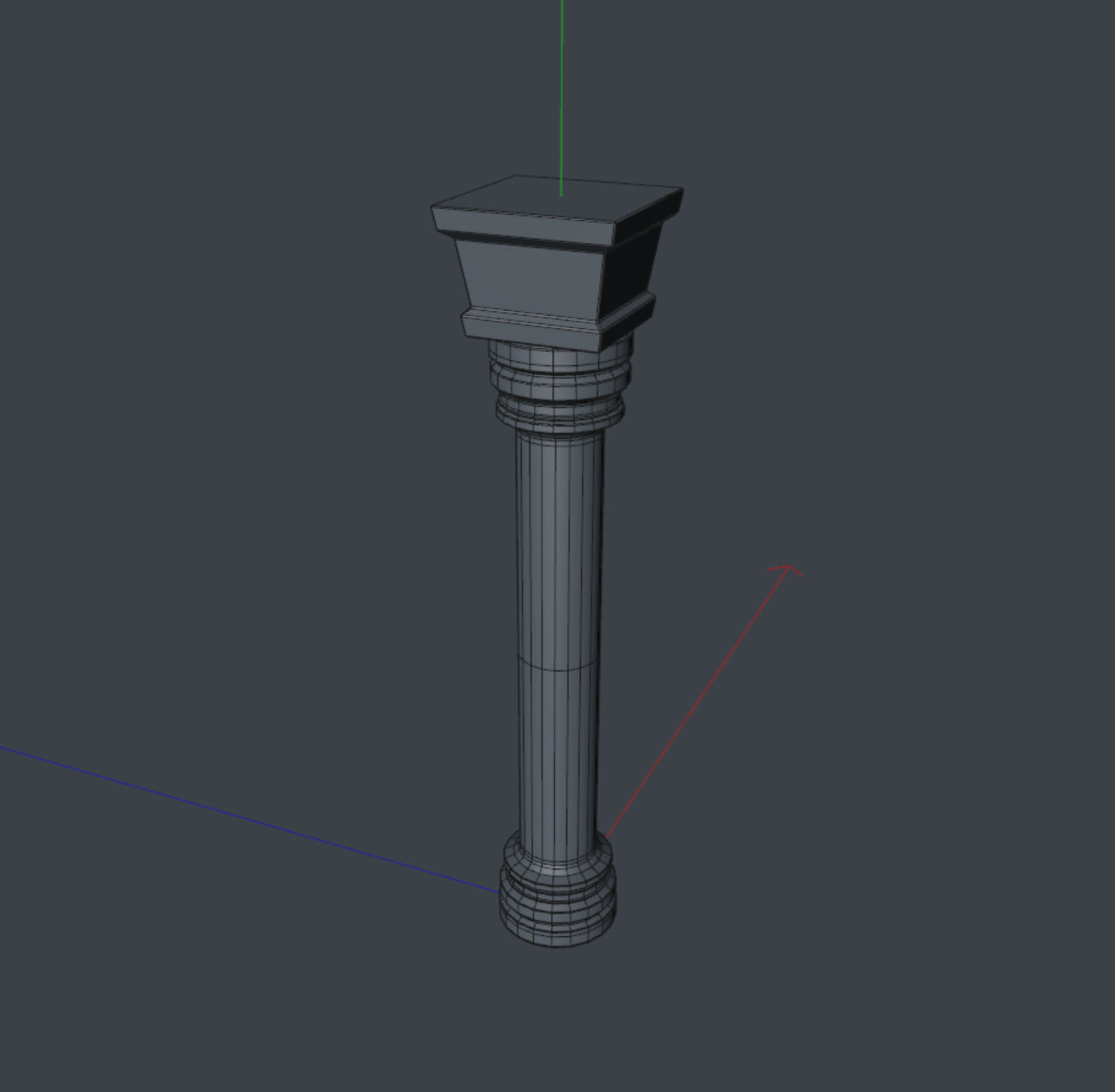 Pillar Basic free VR / AR / low-poly 3D model | CGTrader