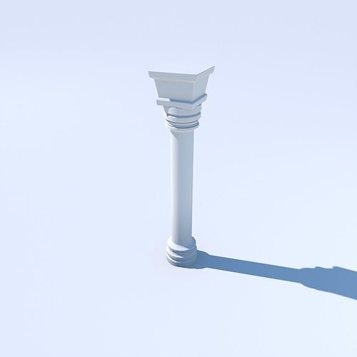 Pillar Basic free VR / AR / low-poly 3D model | CGTrader